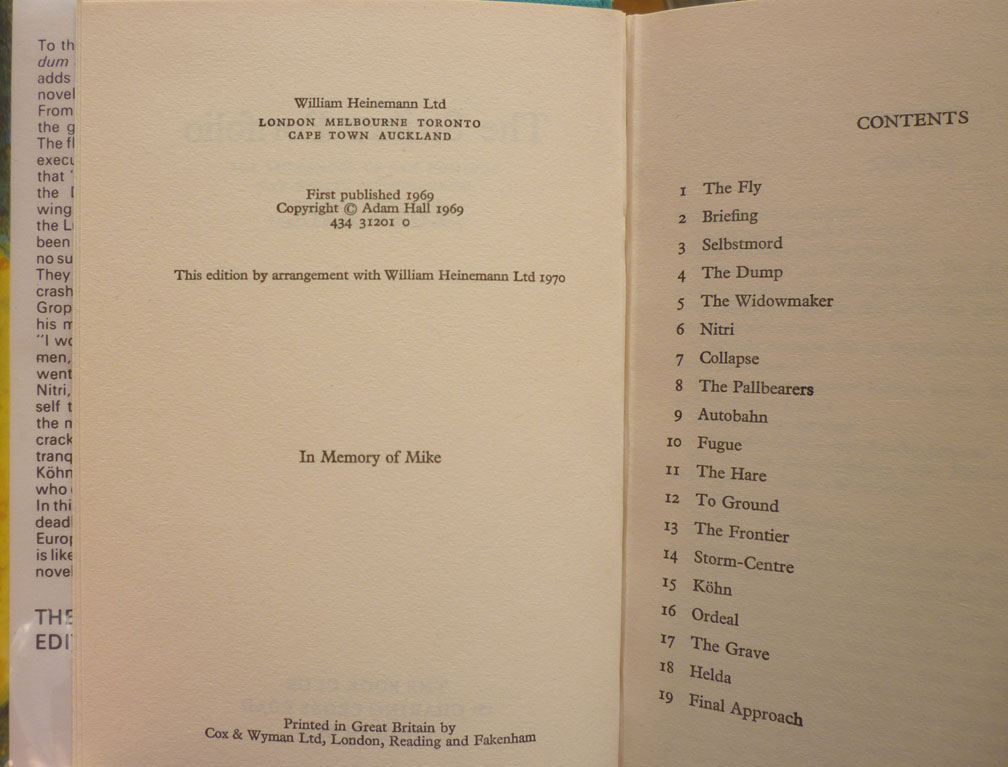 Existential Ennui: The Striker Portfolio (Quiller #3) by Adam Hall ...