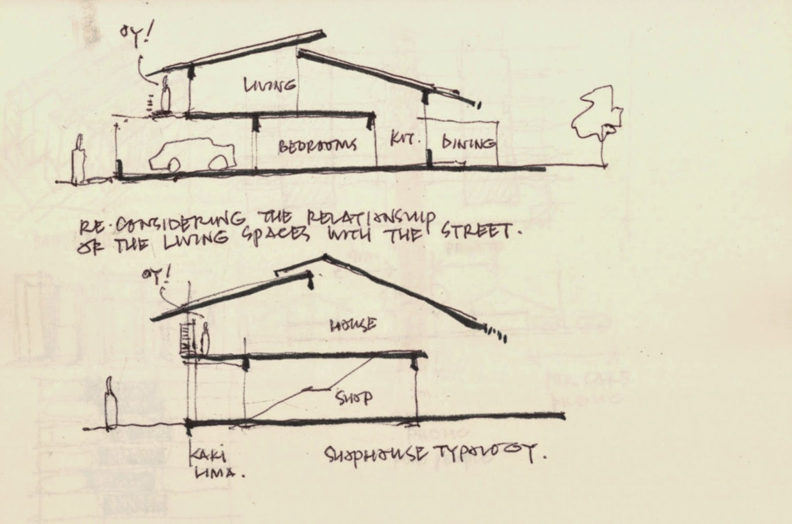 lines on paper: Talking to students about architecture