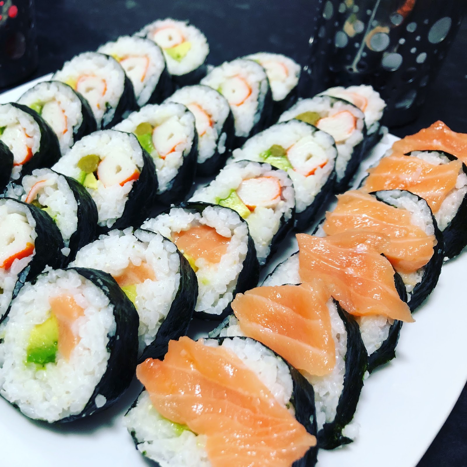 طريقة جد سهلة لتحظير سوشي لذيذ في البيت🍣🍣🍣 Como hacer suchi en la casa ...