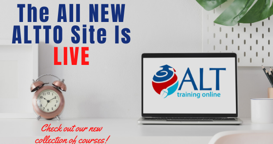 ALT training online blog: The NEW ALT Training Online Site Is LIVE!
