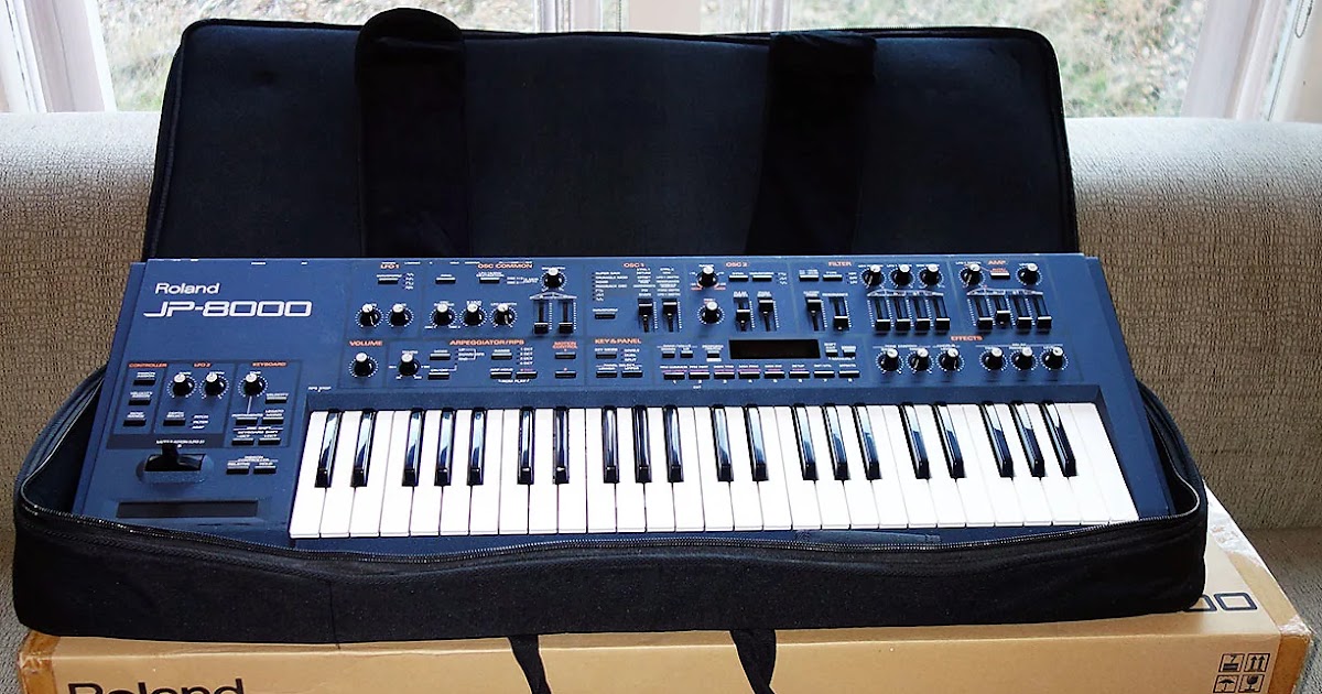 MATRIXSYNTH: Roland JP-8000 w/ Original Box & Gator Deluxe Gig Bag
