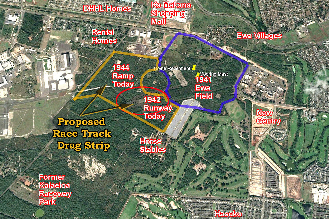 Ewa Battlefield: Proposed MCAS Ewa Field battlefield Kalaeloa Race ...