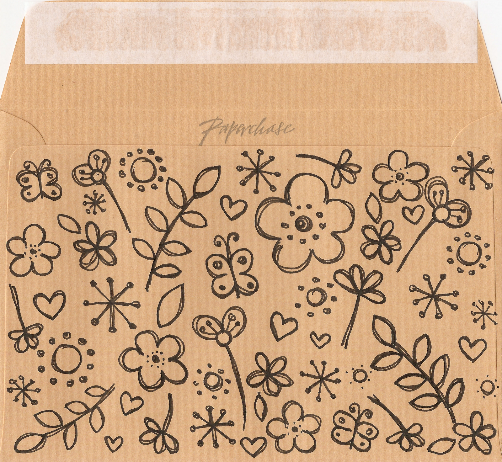 Rosie Simons Graphic and Surface Design: Doodle envelope