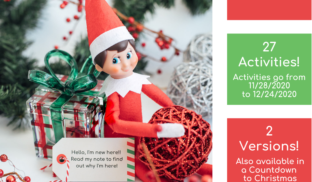 The Elf on the Shelf Daily Activity Kit You Need to Take the Stress Out ...