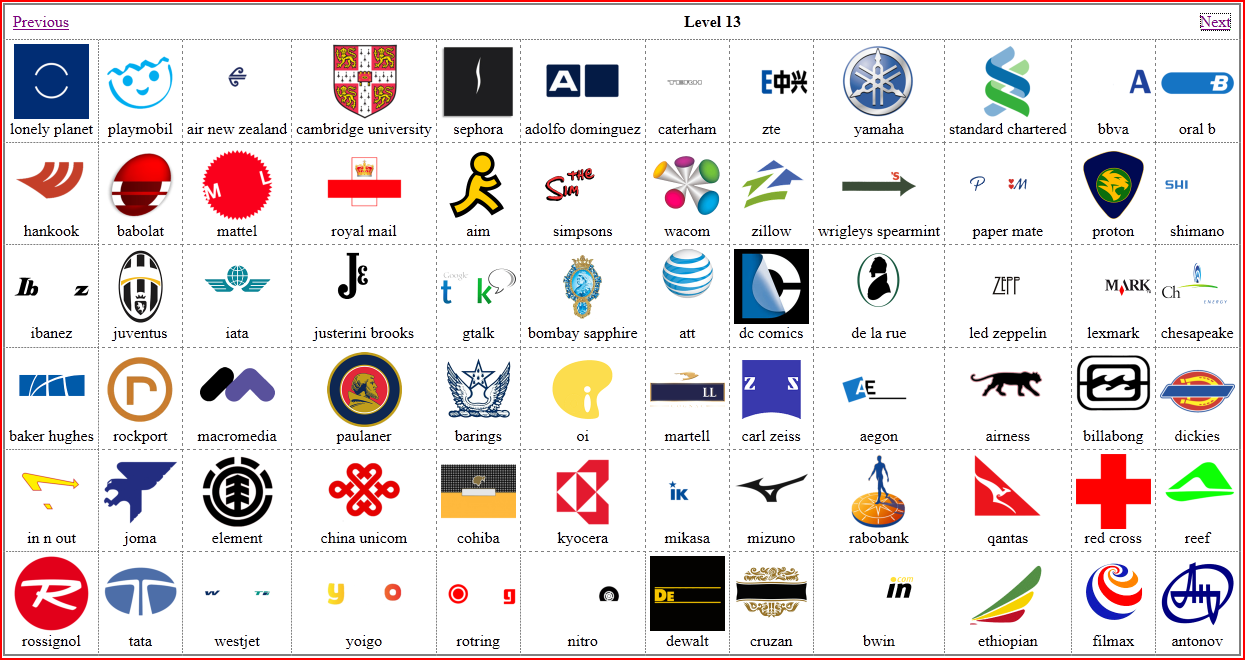 Code Junction: Logo Quiz Solution: Level 13 and 14