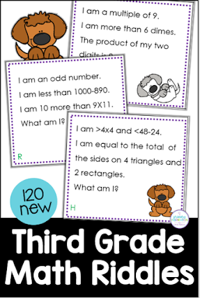 Primary Inspiration: MORE Third Grade Math Riddles for 1 through 120!