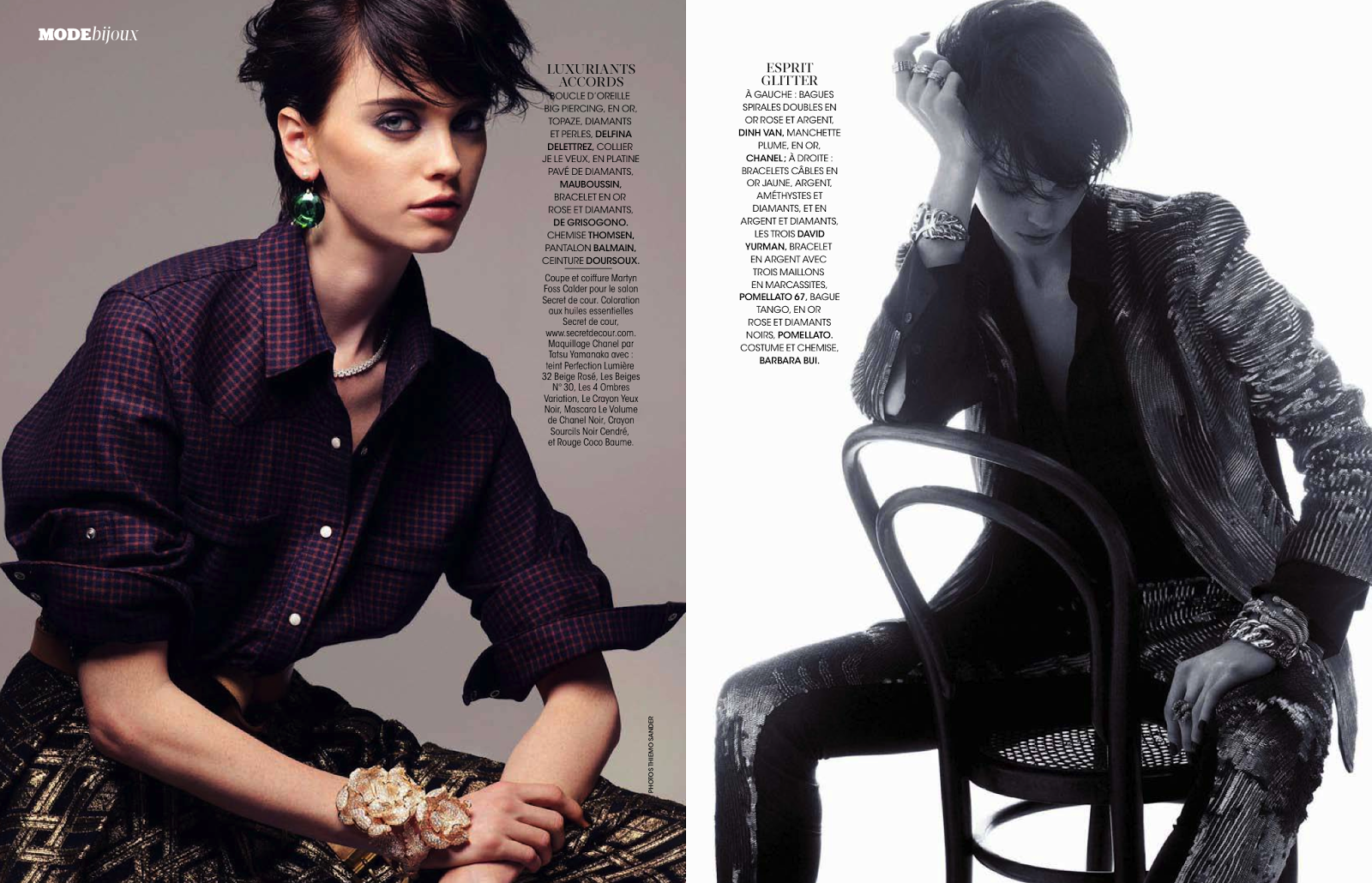 Sasha Martynyuk By Thiemo Sander Magazine Photoshoot For Madame Figaro ...