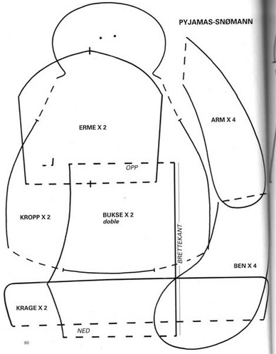Eu Amo Artesanato: Boneco com molde