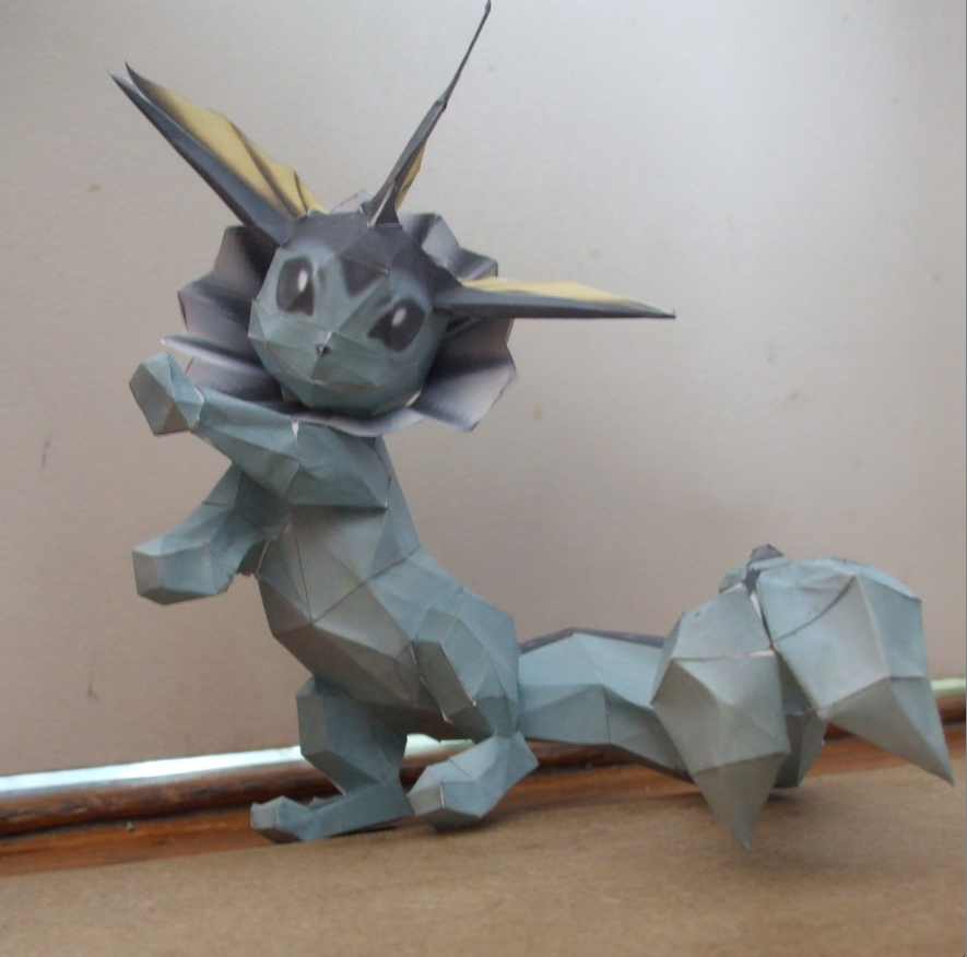 Dragon's Pen: Vaporeon Papercraft