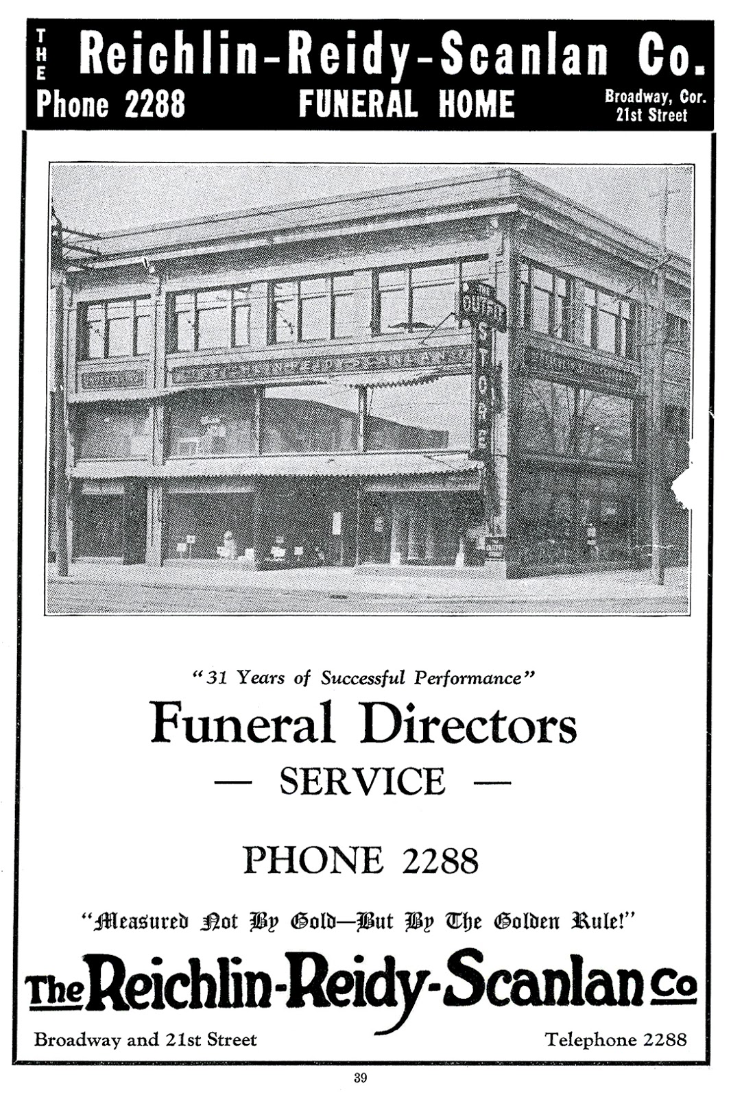 Brady's Bunch of Lorain County Nostalgia: Reidy Scanlan Update