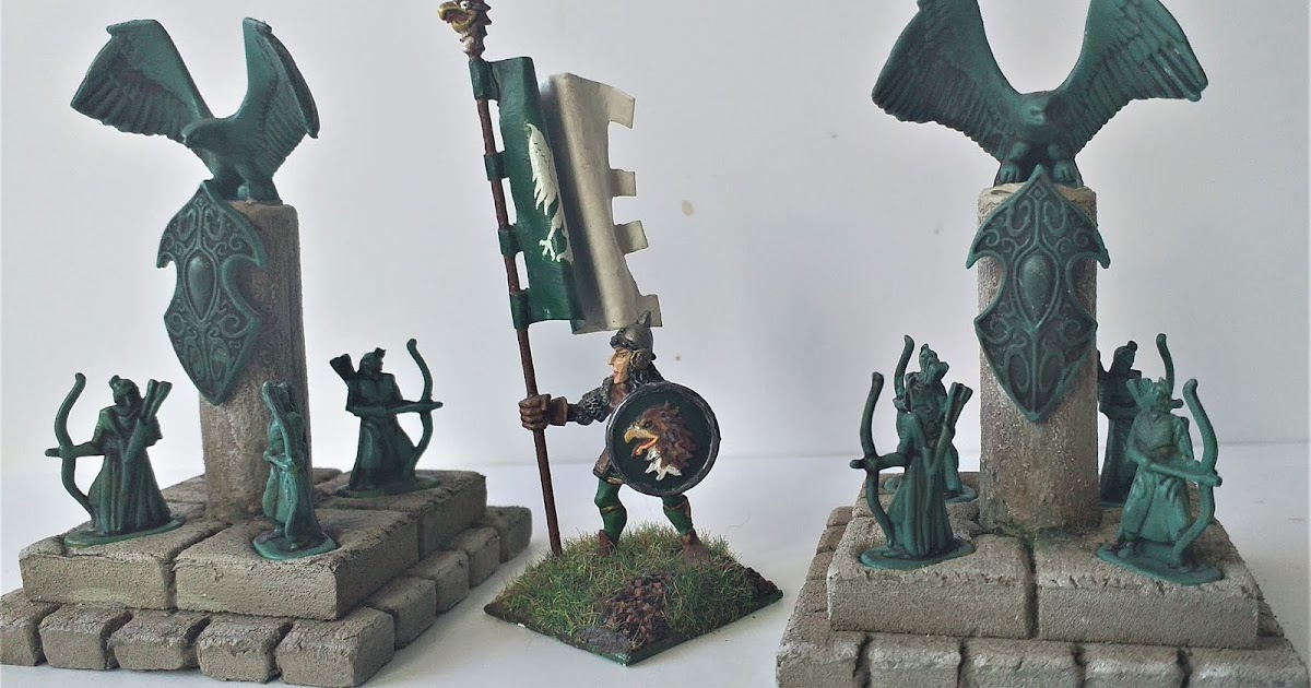 BMC Miniatures: Golgotha's Fantasy - Elven Statues