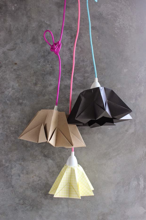 DIY: Beautiful Origami Lamp! | Art And Chic