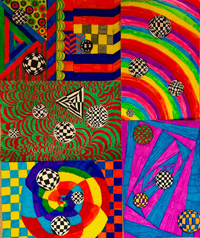 The Lost Sock : Op Art