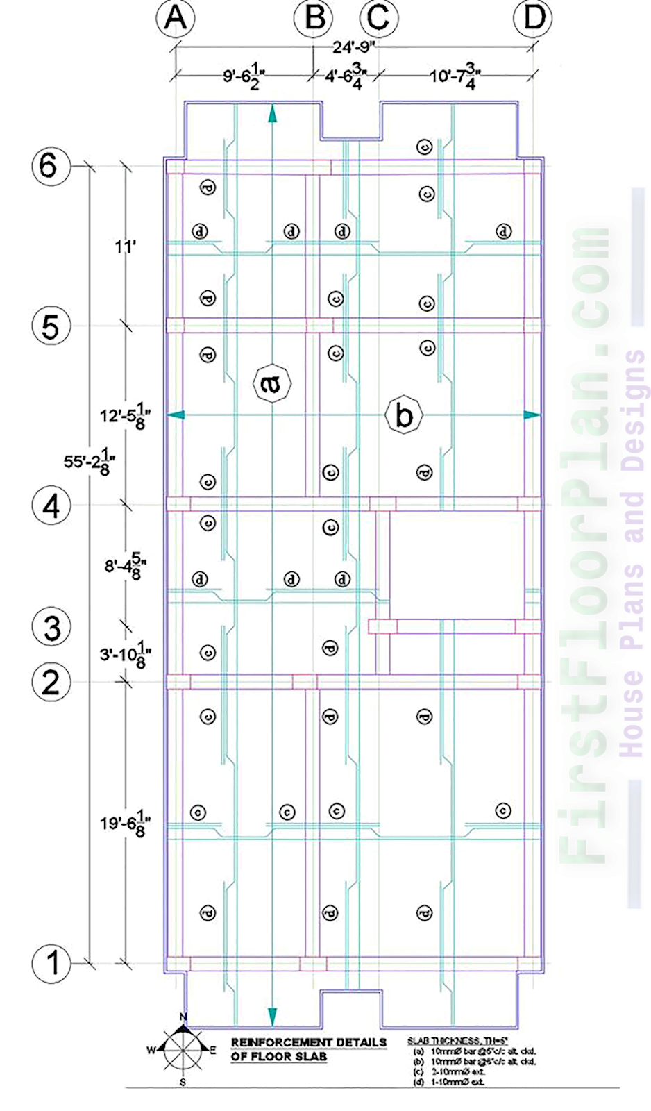 6 Storey Building 2D Designs in AutoCAD 2020 - First Floor Plan - House ...