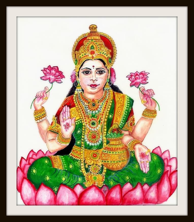 HINDU MYTHOLOGY: PAINTINGS OF SREEJA