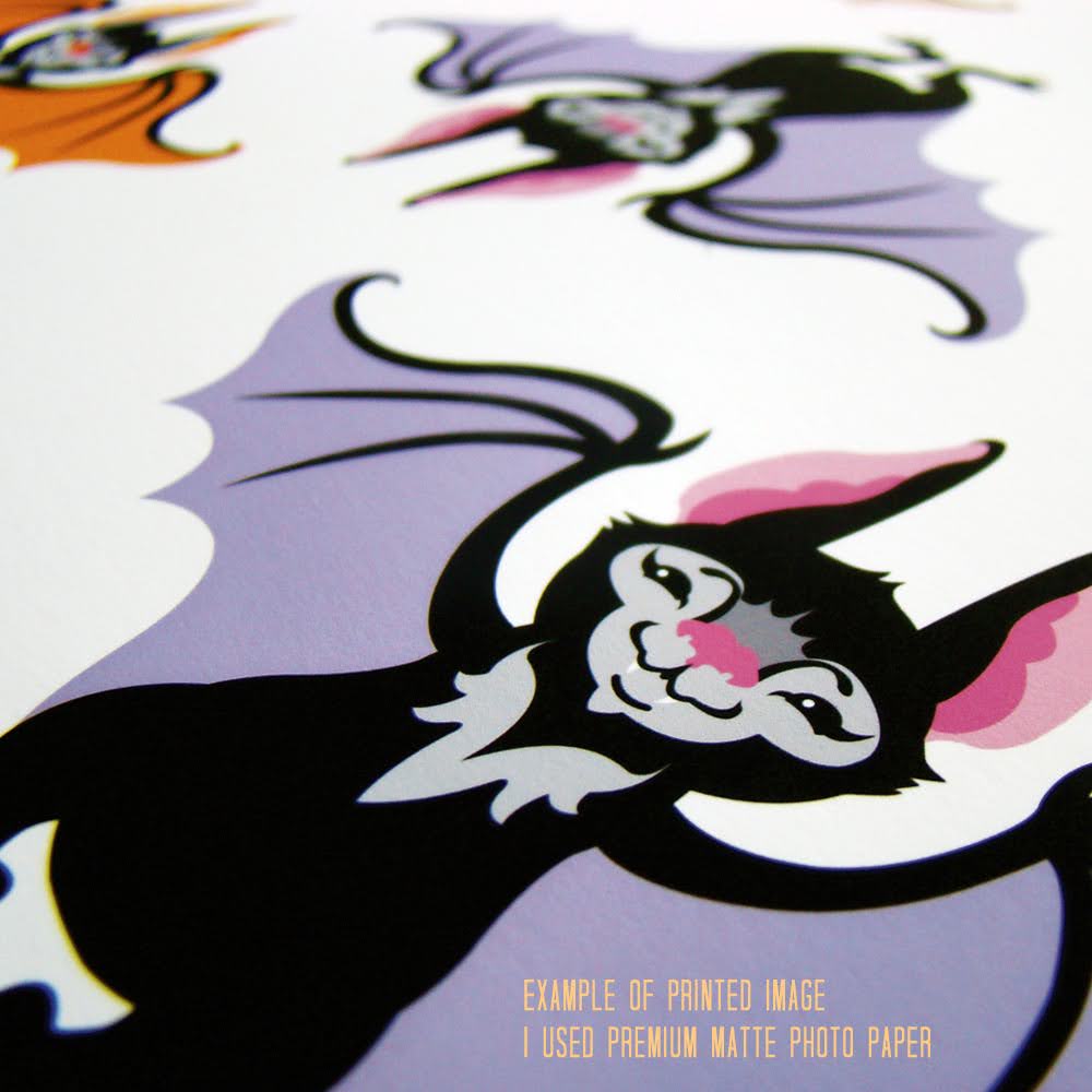 blacklilypie: Free Printable Bat Garland Download