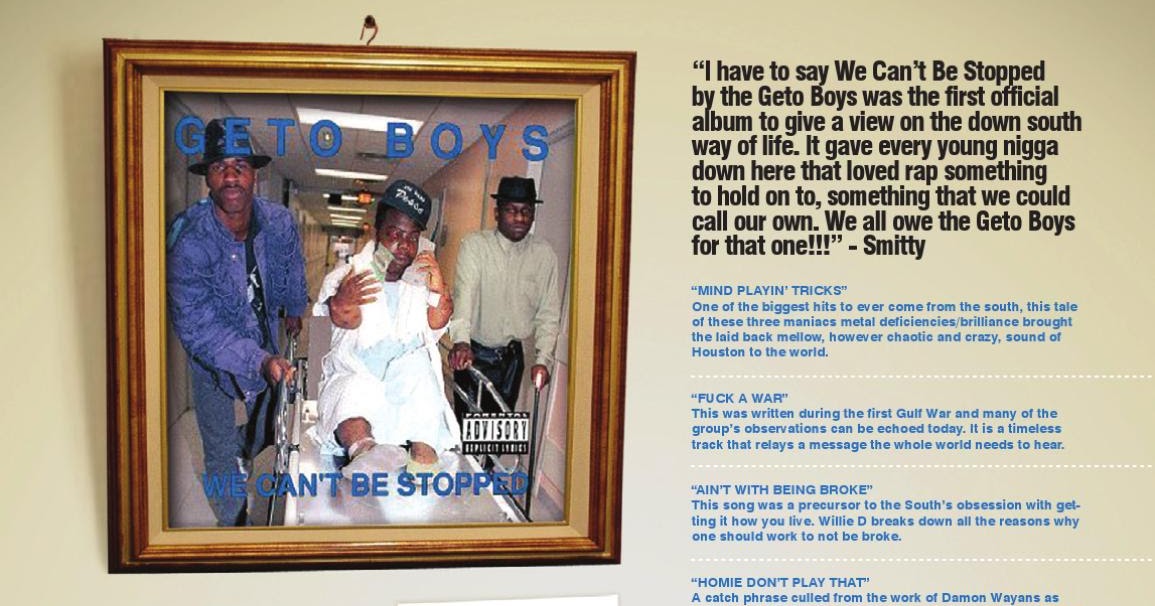 Hip-Hop Nostalgia: Geto Boys "We Can't Be Stopped" (July 9, 1991)