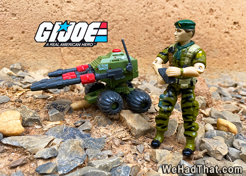 G.I. Joe: PAC RAT Machine Gun (Hasbro, 1983)