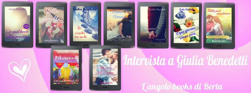 L'angolo books di Berta: Intervista a Giulia Benedetti