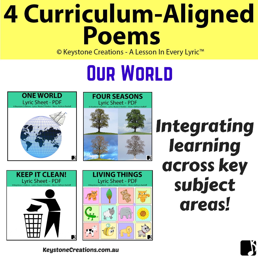 KEYSTONE CREATIONS ~ Educational Songs: LYRICAL CREATIONS