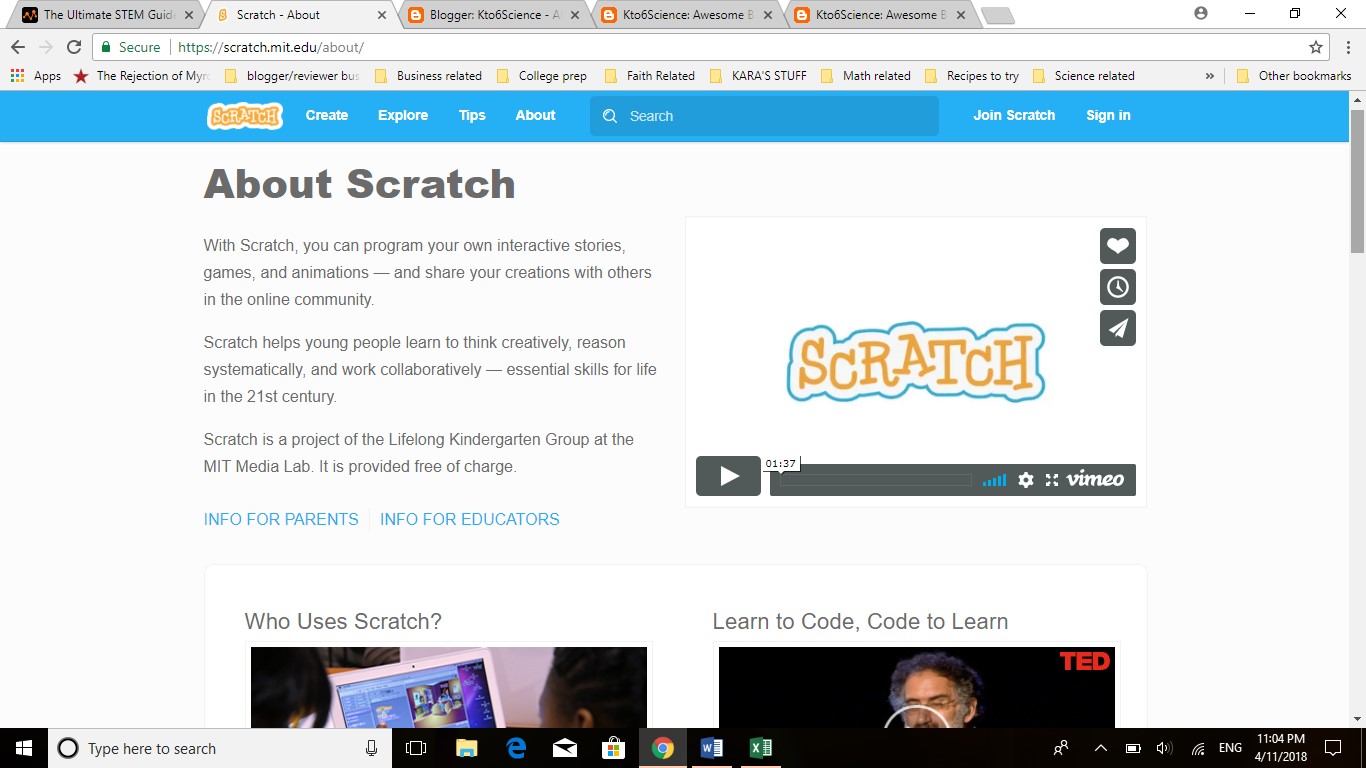 Kto6Science: MIT's Scratch