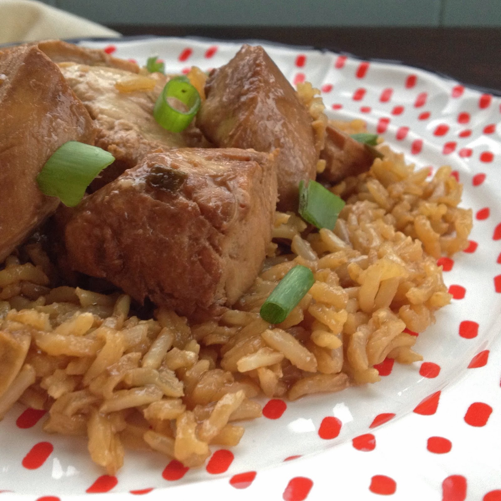 Bourbon Chicken with Basmati Rice