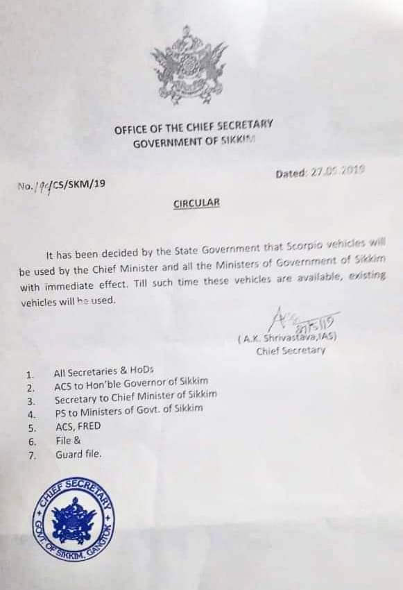 OSS TODAYS: New Sikkim CM announced : 5-day Office, Pilot and vehicle ...