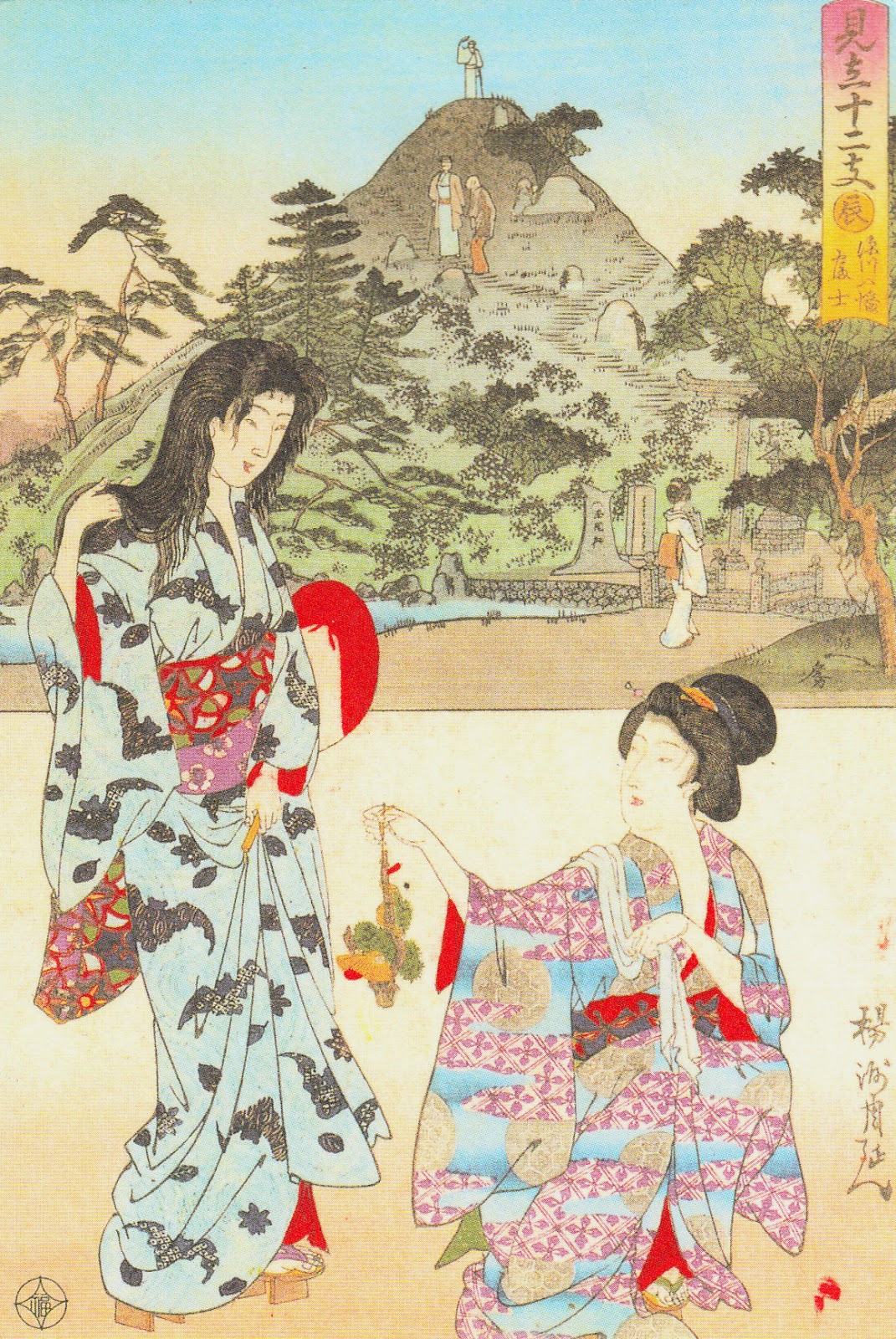 My postcard and stamp week: Japan: Ukiyo-e