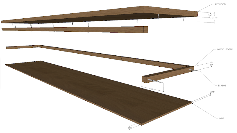 Floating Shelf Detail (14 Image) | Wall Shelves