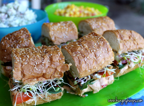 Hungry Harps: Hummus Hoagie Sliders, Spinach-Artichoke Potato Salad ...