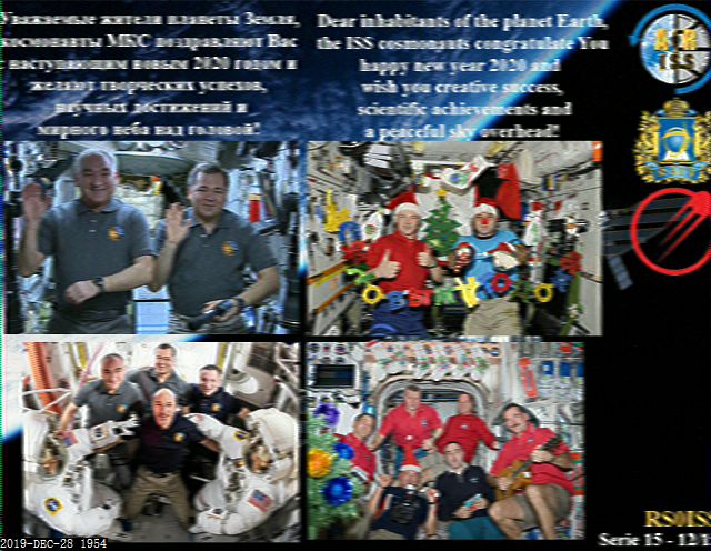 ARISS-SSTV images