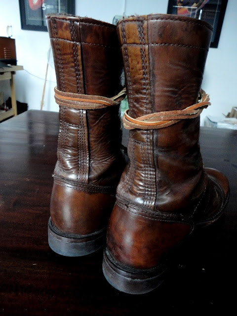 Landless Gentry: DIY: Antiquing Corcoran brown Jump Boots