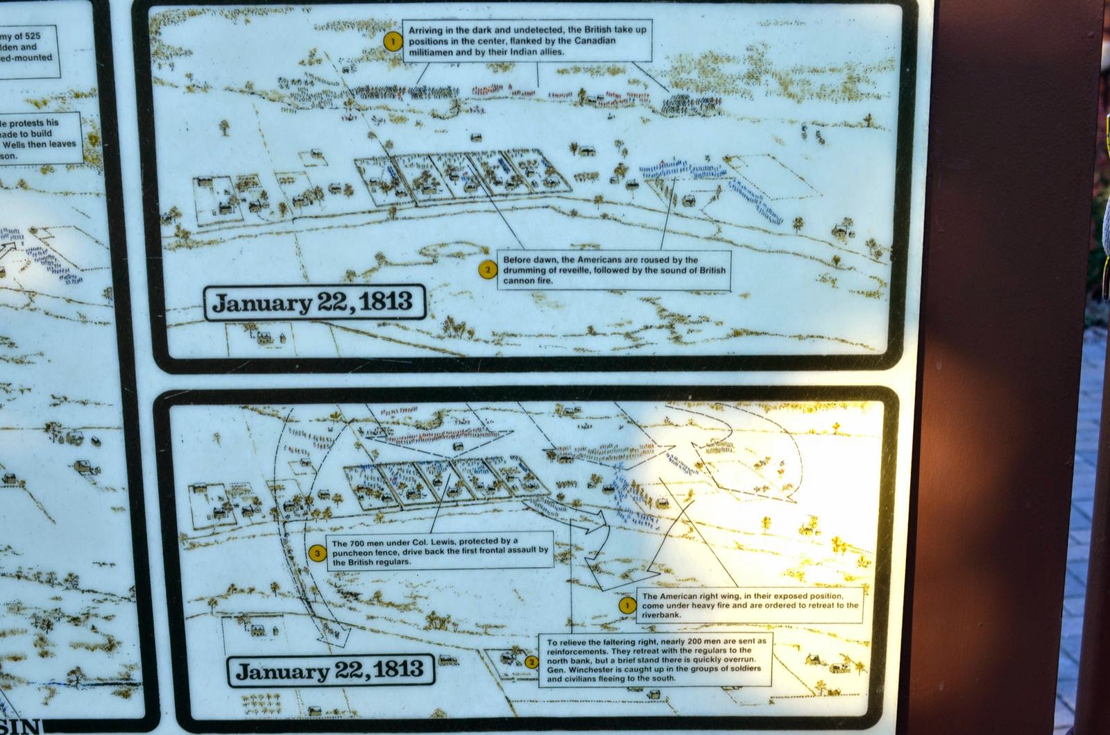 RVing Beach Bums: River Raisin Battlefield and Custer's Statue, Monroe, MI