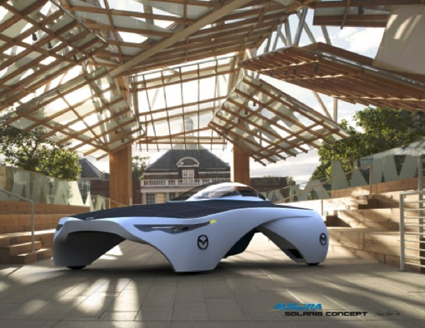 Concept car with integrated solar panel Mazda wins contest | Solar ...