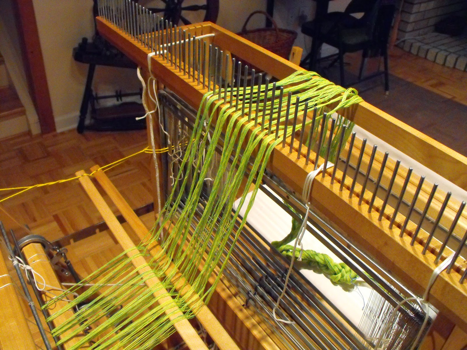 Dust Bunnies Under My Loom: Designing at the Loom with a Raddle