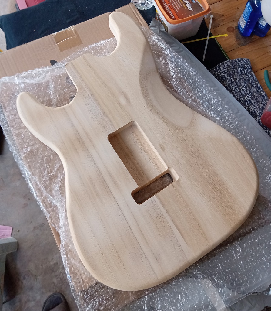 CA Guitar Repair Blog: Candlewood Strat Kit Build