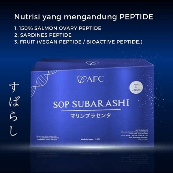 Manfaat Dari Masing-Masing Bahan Yang Terkandung Dalam SOP Subarashii ...