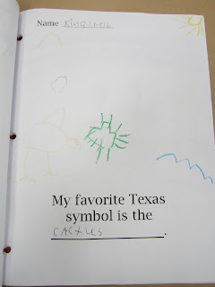 Kindergarten is "Kool": Texas Symbols