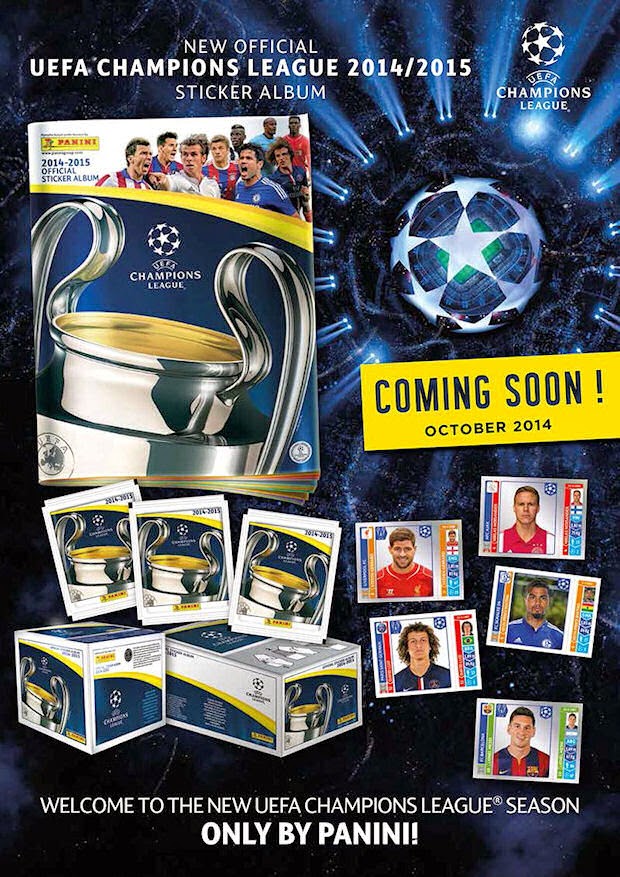 Football Cartophilic Info Exchange: Panini - UEFA Champions League 2014 ...