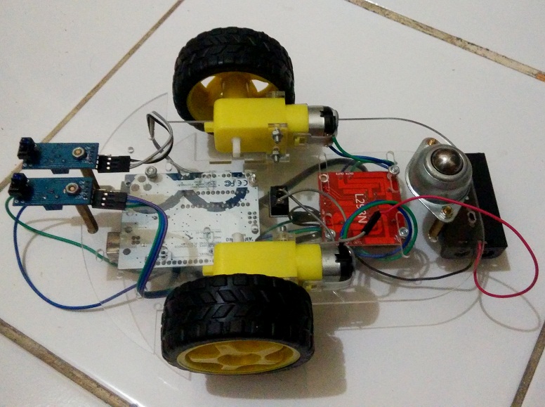 CARA MEMBUAT ROBOT PENGIKUT GARIS (LINE FOLLOWER) DENGAN ARDUINO