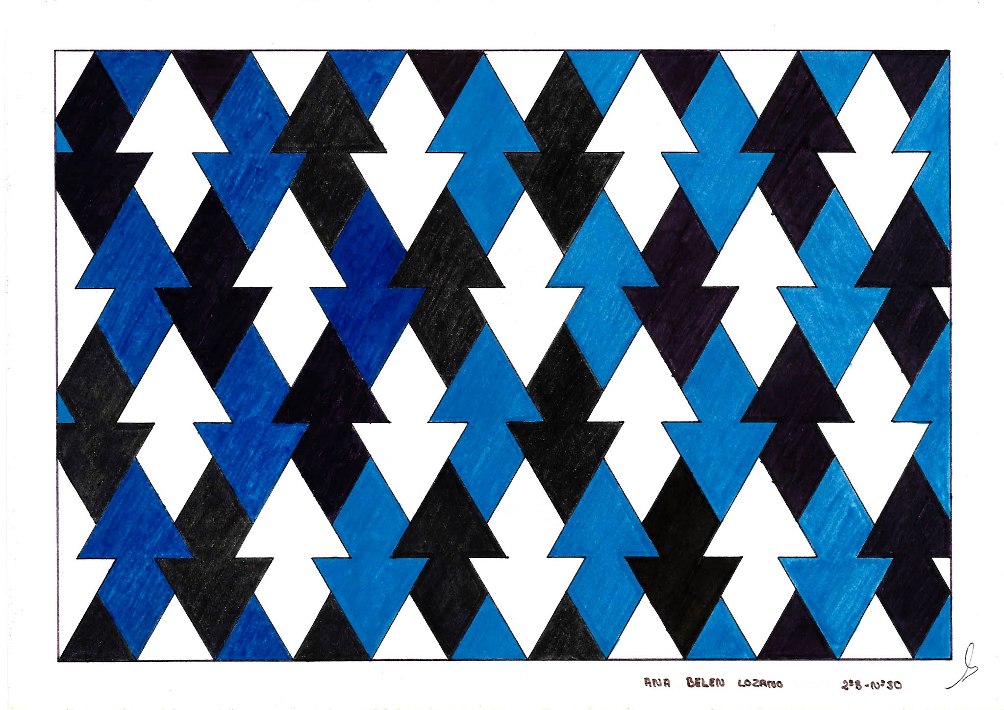 TRIÁNGULO. MÓDULO. RED ISOMÉTRICA 2 | .imagenesola imagen y la ...