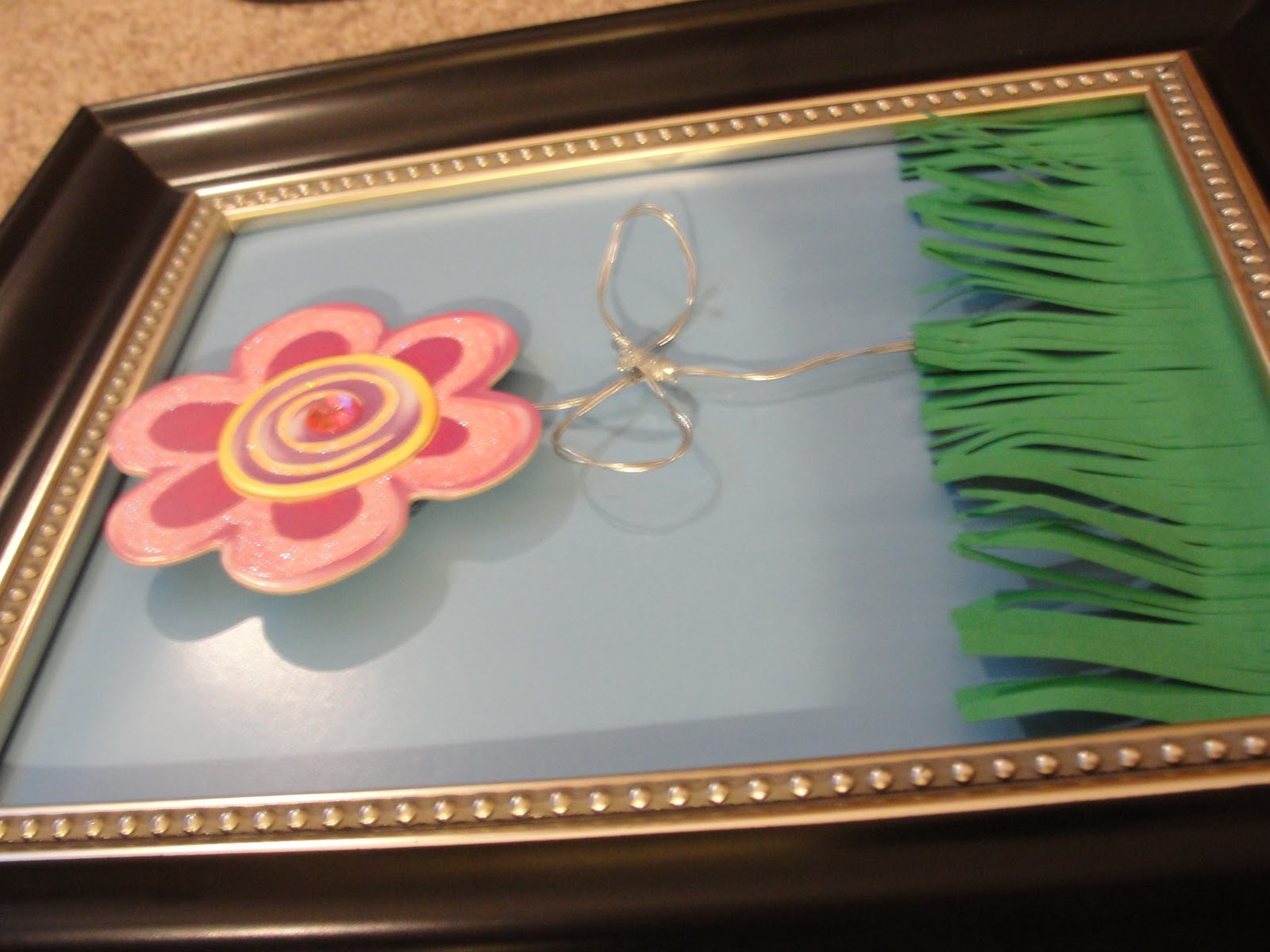*Keepin it Thrifty*: Spring Wall Art {Tutorial}