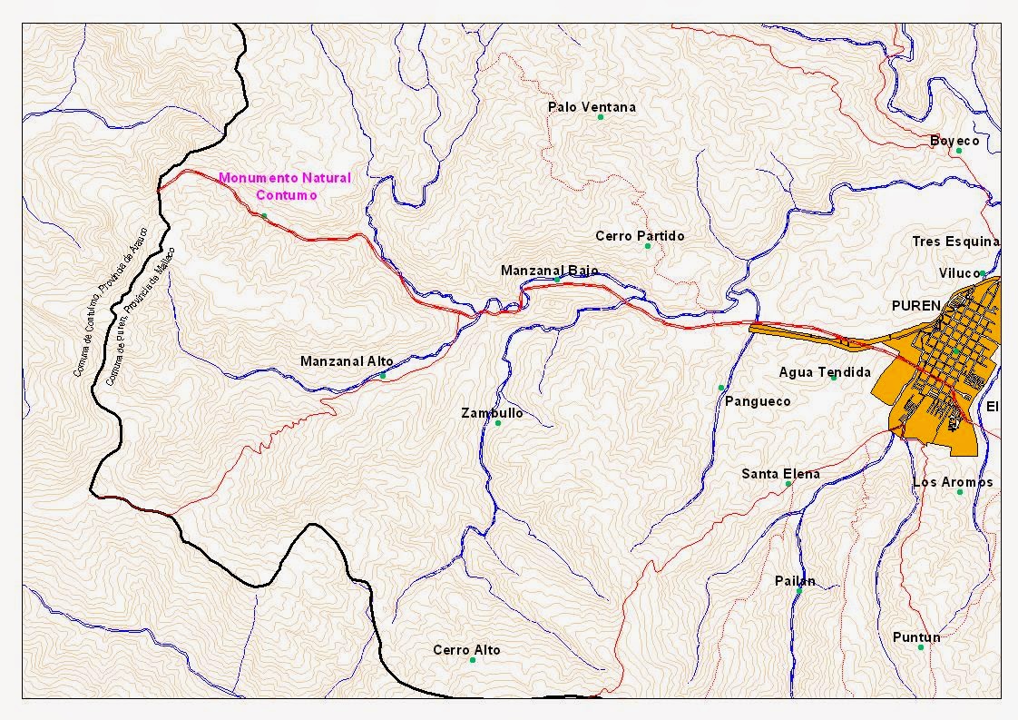 POTENCIALIDADES DEL TURISMO EN LA COMUNA DE PUREN: 2. LOCALIZACIÓN Y ...