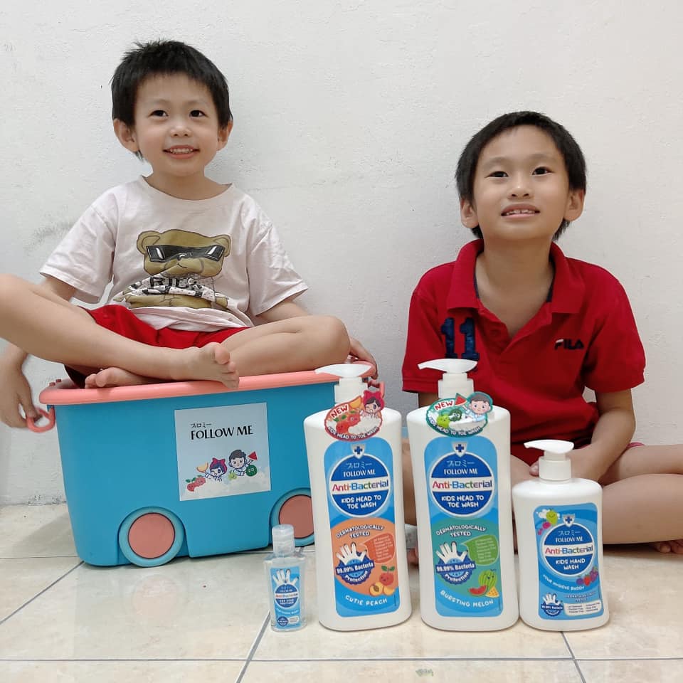 Safe And Gentle Follow Me Anti-Bacterial Kids Range | Head to Toe Wash ...