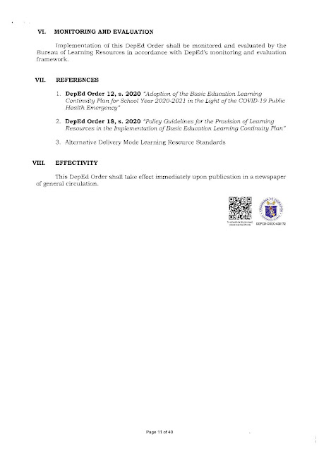 GUIDELINES ON THE EVALUATION OF SELF-LEARNING MODULES FOR QUARTERS 3 ...