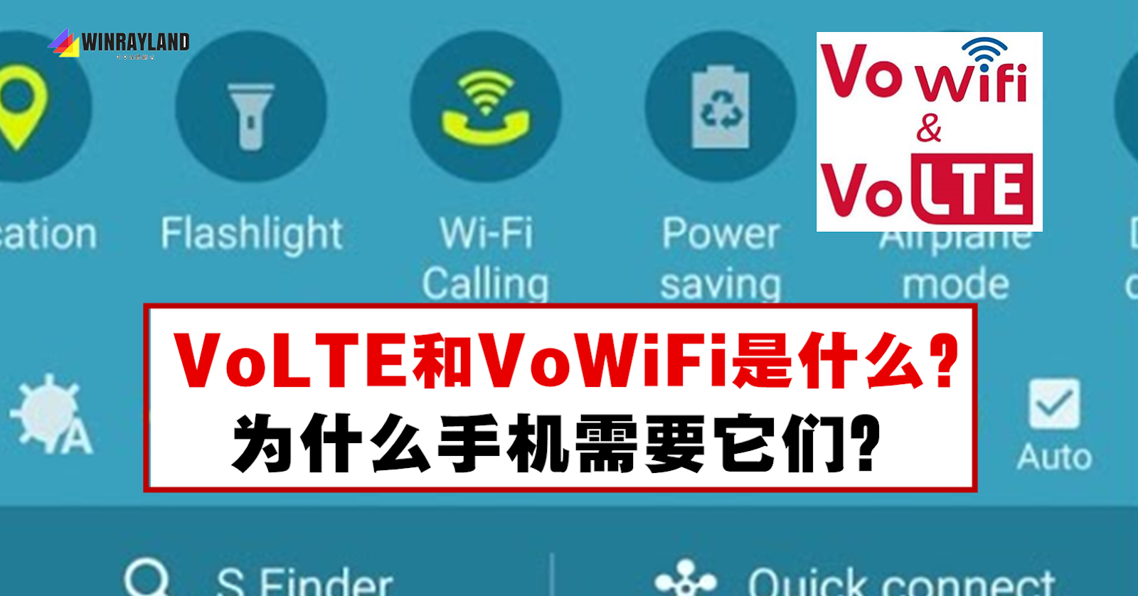 VoLTE和VoWiFi是什么？为什么手机会出现这两种符号？