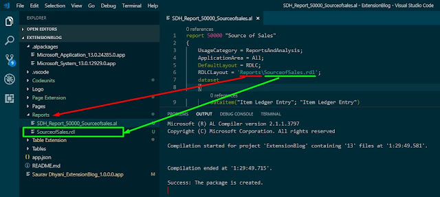 MSDYN365BC - AL Development 09 - How to Develop New Report in AL?