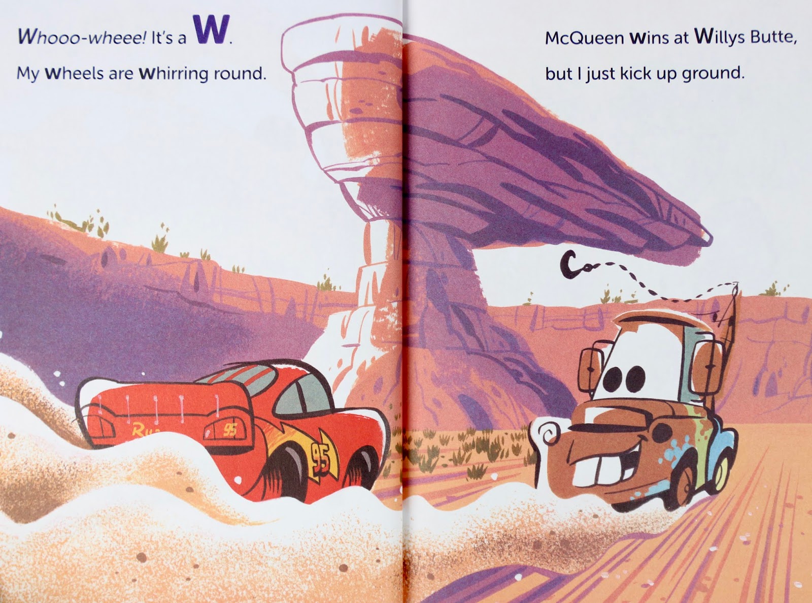 Dan the Pixar Fan: Cars 3: Mater's Backward ABC Book Review
