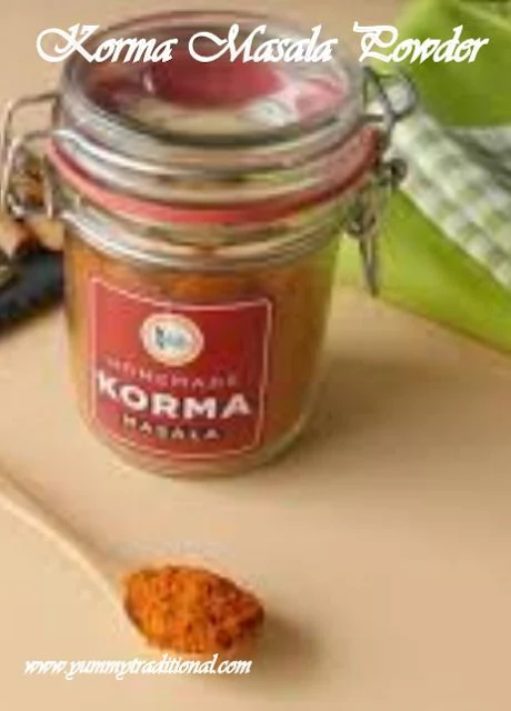 Korma Masala Powder Recipe - Yummy Traditional