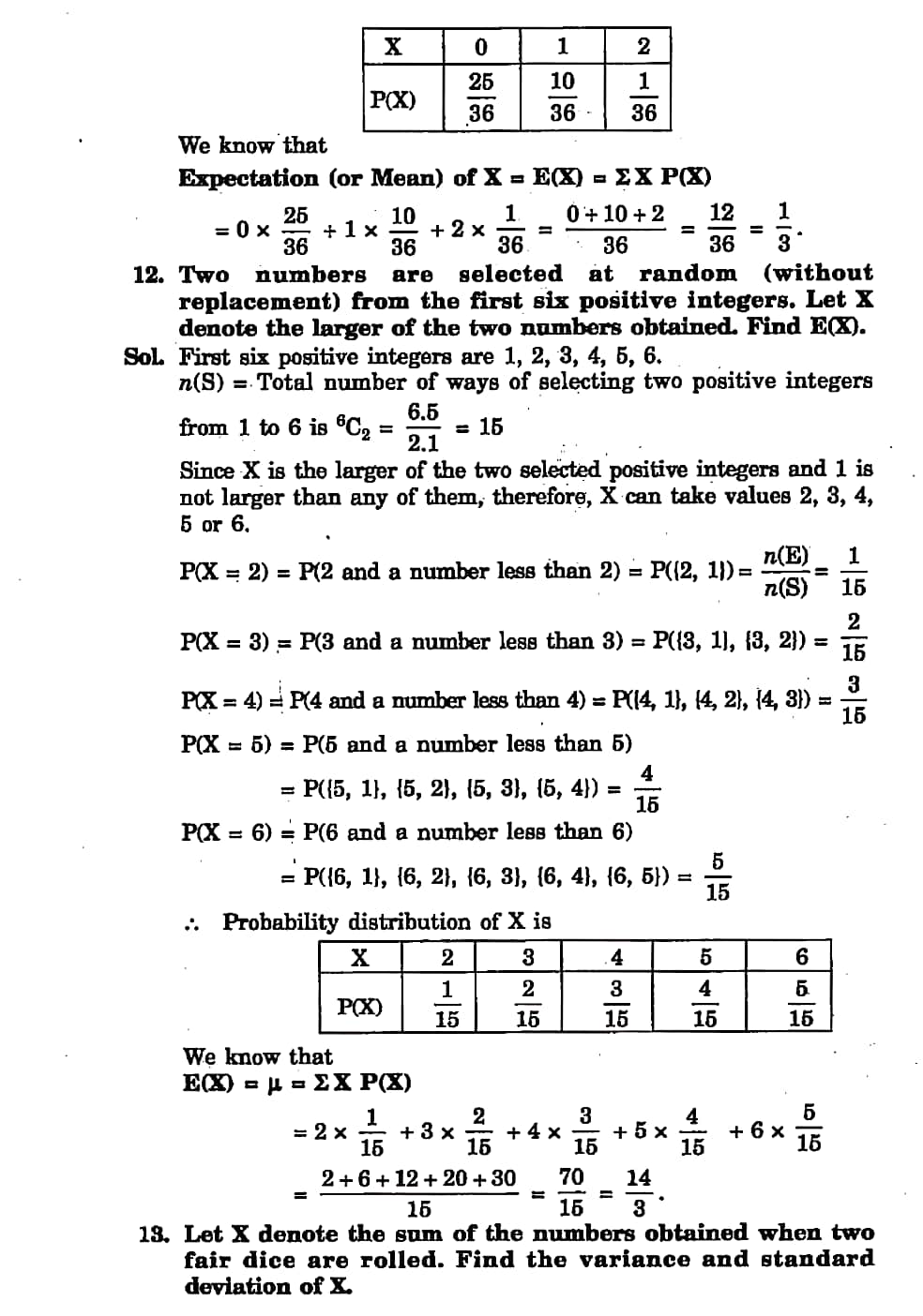 Probability class 12 math - Studypur